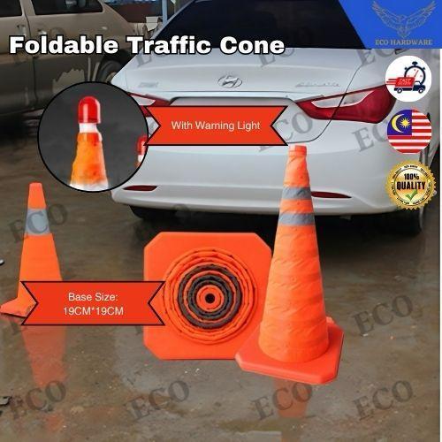 60CM Foldable Safety Security Traffic Cone Telescopic Foldable - TikTok ...