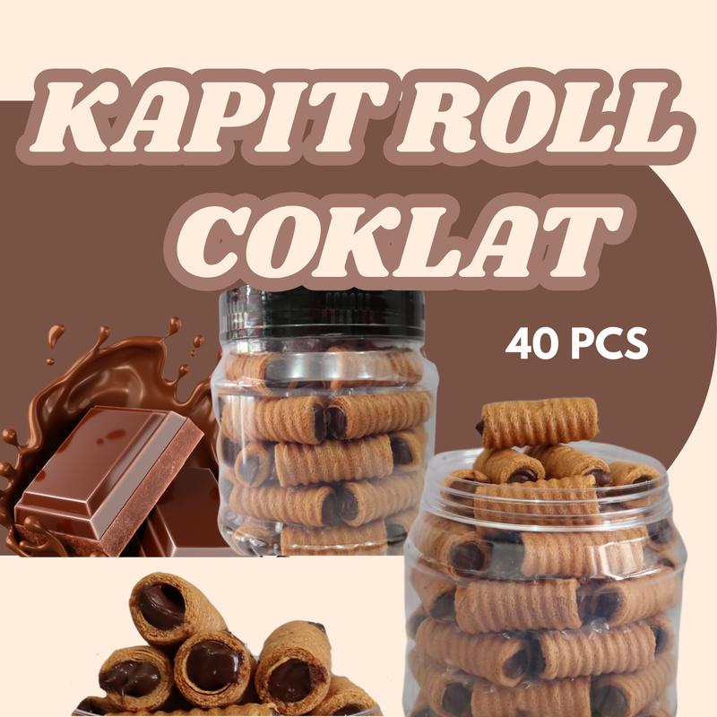 KAPIT ROLL COKLAT (kuih raya) MURAH by Shida Bangkit Cheese - TikTok ...