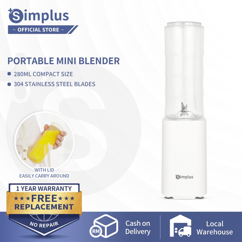 Simplus Mini Juicer Blender Portable 280ml Compact 0.52KG Lightweight ...