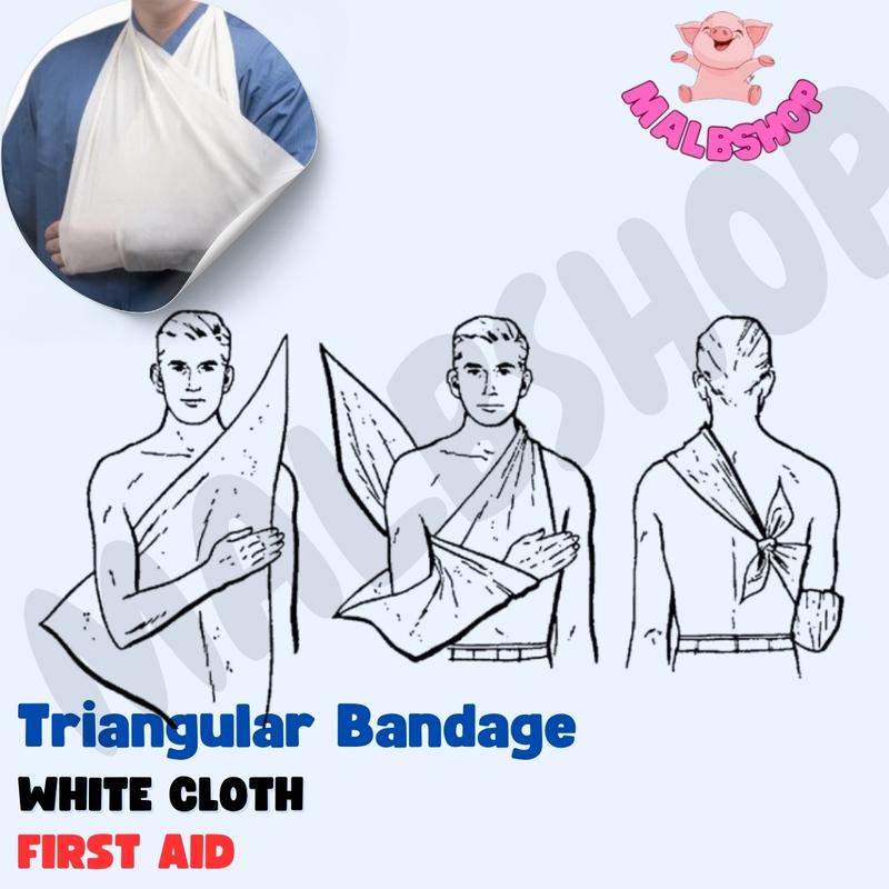 White Cloth Triangular Bandage First Aid Kit for Healthcare - TikTok ...