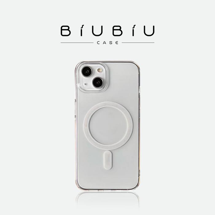 Promo 【New 】BIU BIU CASE Magsafe Clear iPhone 11 12 13 14 15 16 17 PRO ...