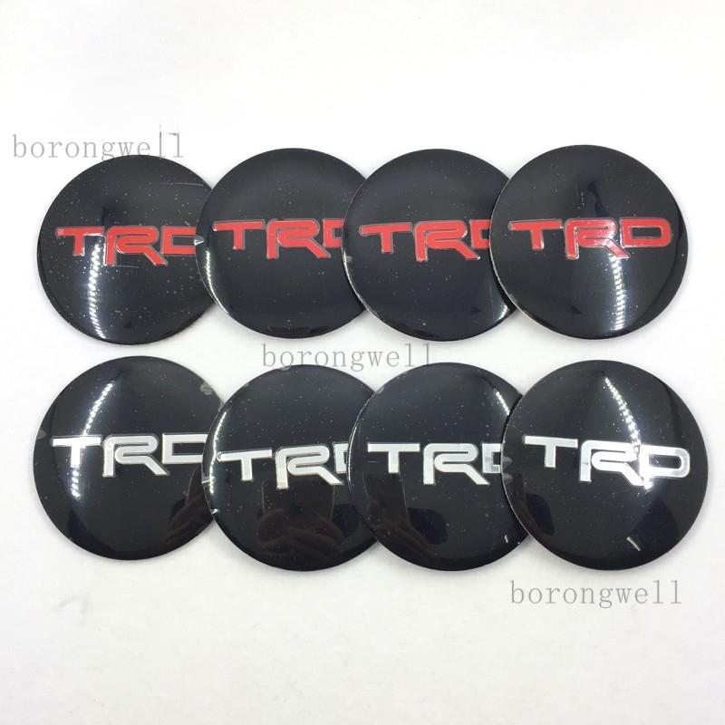 4 X 56mm TRD Logo Wheel Hub Center Caps Covers Emblem Badge - TikTok ...