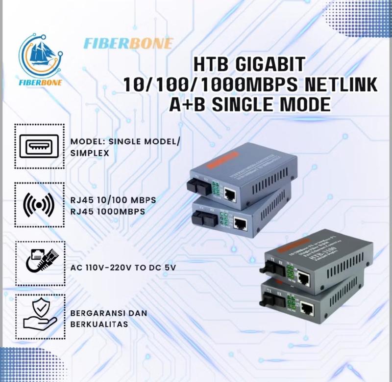 Netlink HTB Media Converter 10/100 mbps & Gigabit 1000Mpbs - Shop ...