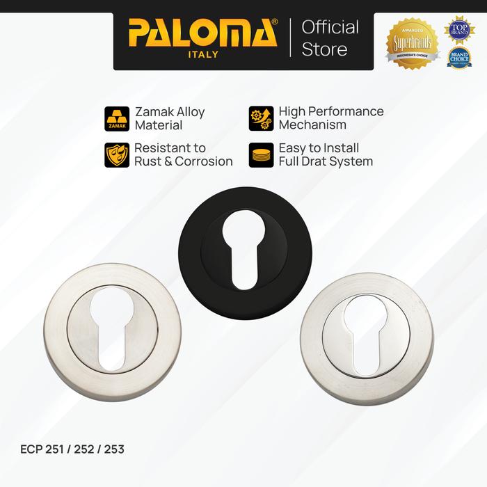 Promo PALOMA Ring Kunci Penutup Silinder Kunci Pintu Door Escutcheon ...