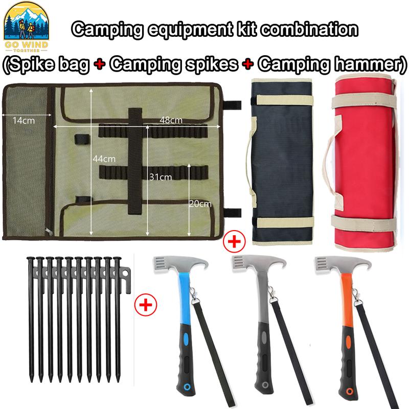 Tent Peg Set With Storage Bag Tent Peg 20 30 40cm Peg Nail Set - TikTok ...