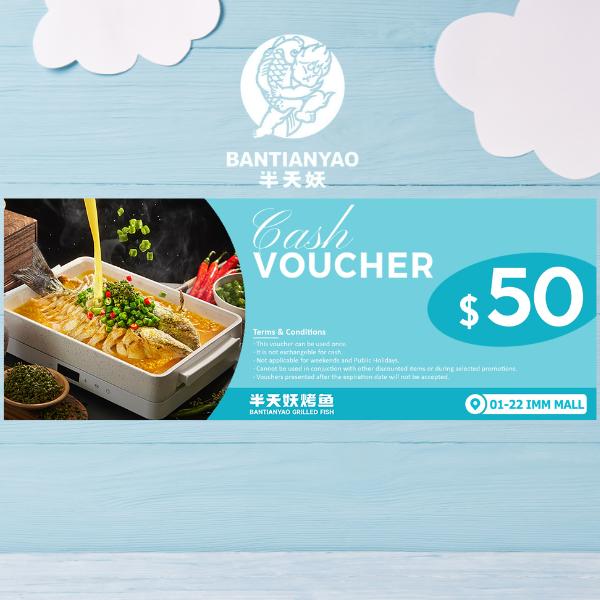 【Physical Voucher】BanTianYao Grilled Fish - TikTok Shop Singapore