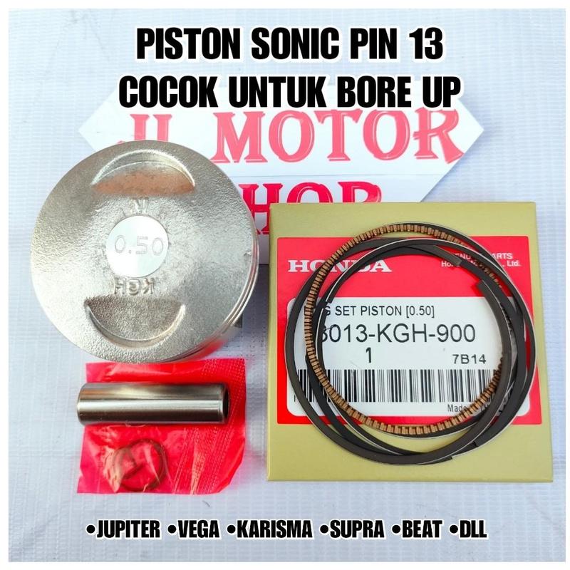 SEKER SEHER - PISTON SONIC 125 CS1 CS 1 STANDAR 50 100 150 200 250 300 ...