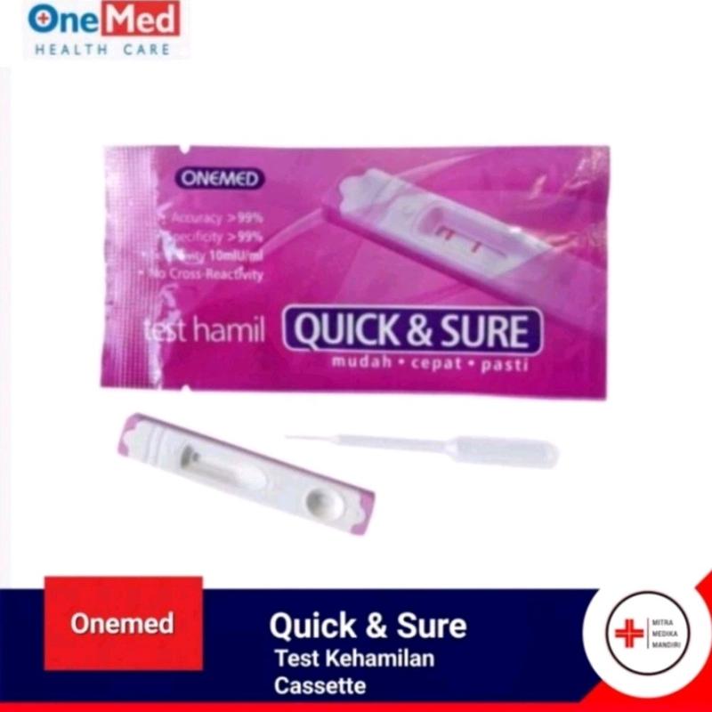 Onemed Test Kehamilan Quick & Sure per pcs Deteksi Dini - Shop | Tokopedia