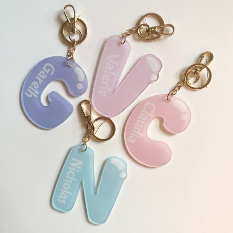 Custom Acrylic Name Keychains – SG Handmade - TikTok Shop Singapore