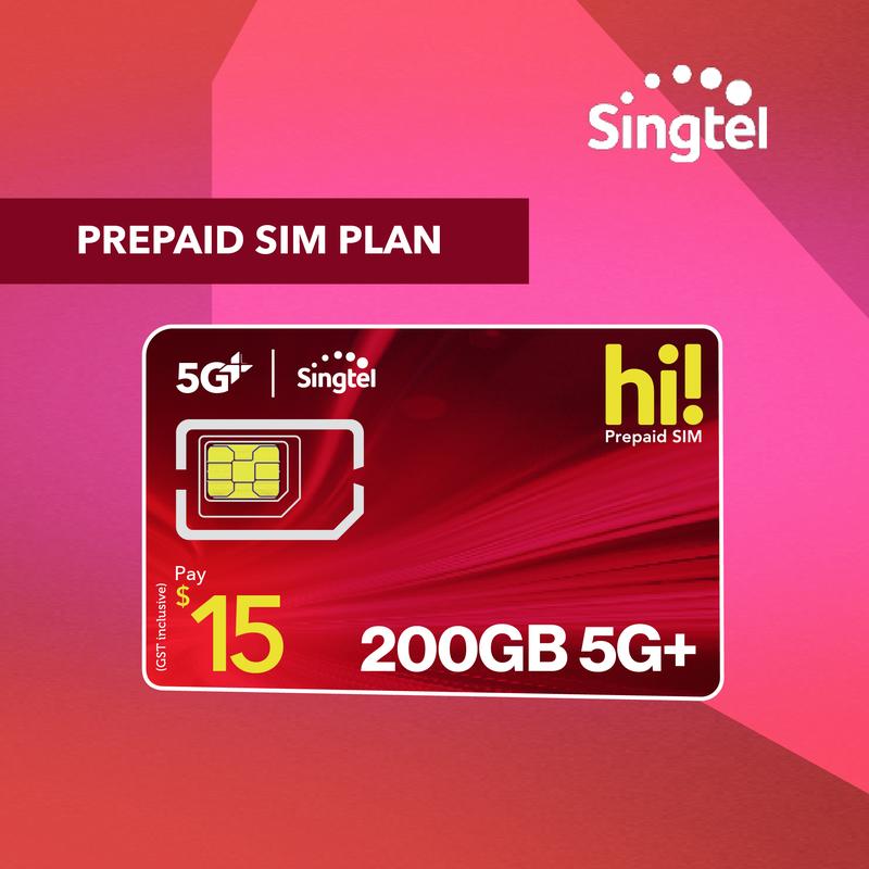 Singtel $15 hi! Prepaid SIM Card - TikTok Shop Singapore