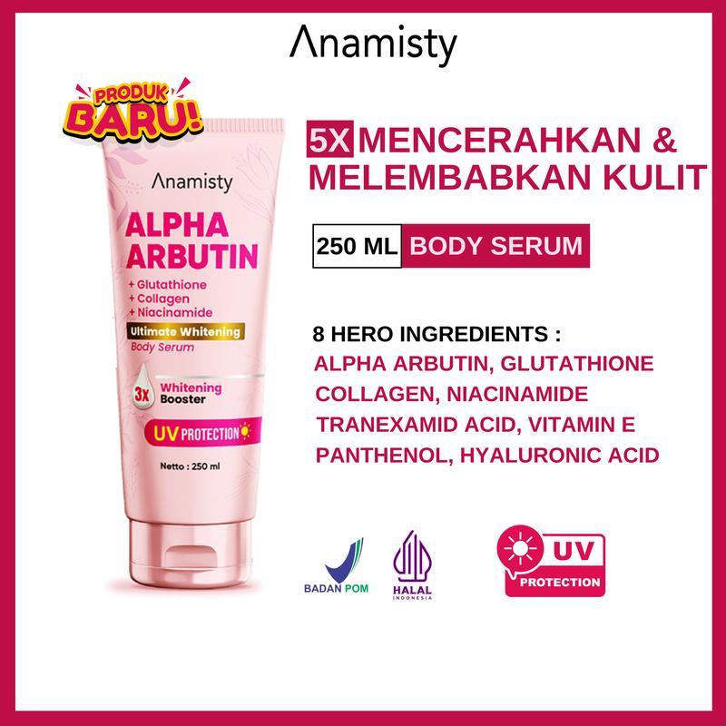 Anamisty Hand Body Lotion Serum Alpha Arbutin Collagen Niacinamide ...