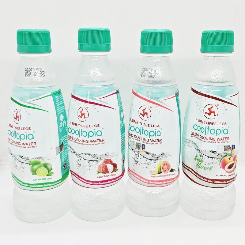 Cooltopia Cooling Water (320ml) Limau / Laici / Guava / Peac - TikTok ...