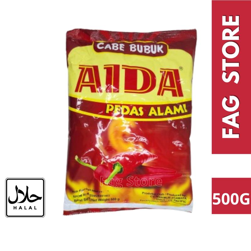 Cabe Bubuk Aida 500gram Cabe Tabur Cabe Giling Cabe Kasar Pedas - Shop ...