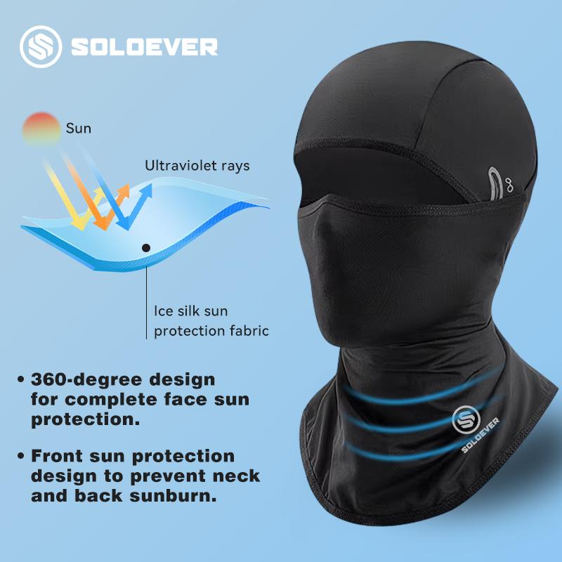 Soloever Balaclava Sunscreen Cycling Face Mask UPF50+ UV Protection ...