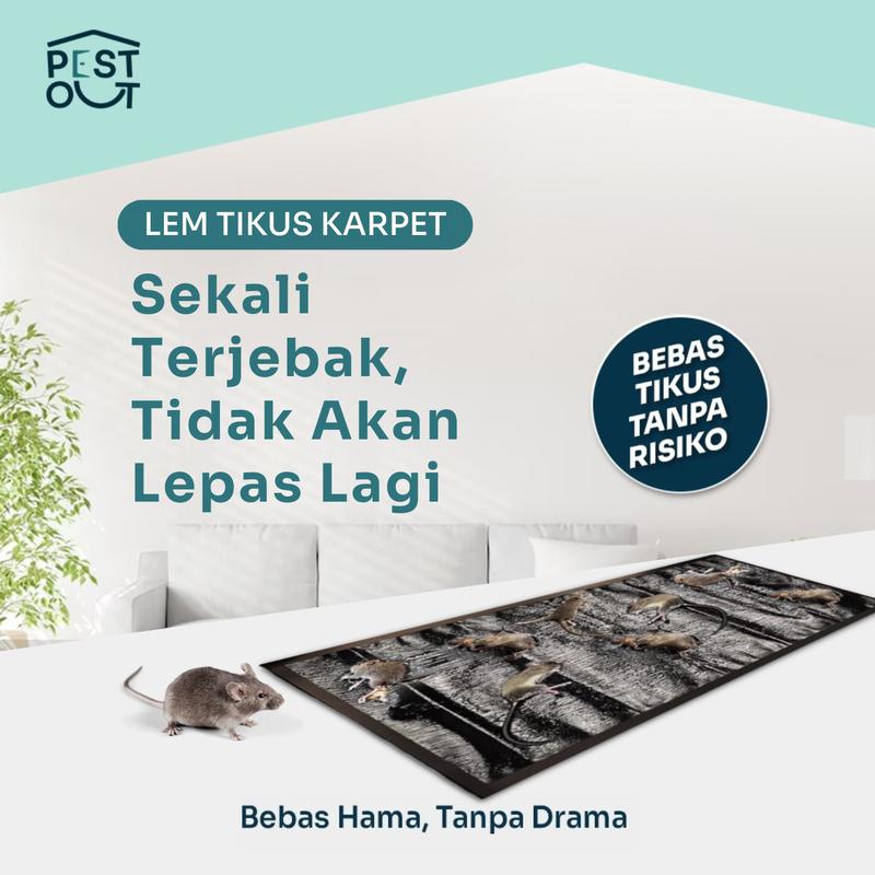 Lem Tikus Super Lengket Perangkap Tikus Jumbo Pembasmi Tikus Lem ...