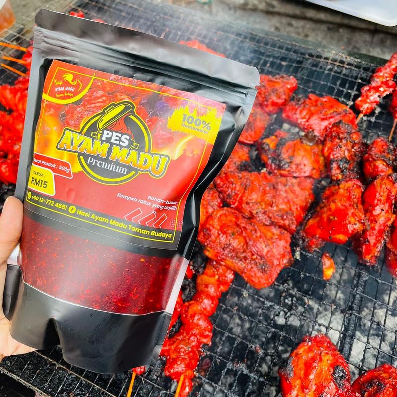 Rempah Pes Ayam Madu Premium (500g) Pack Organic Natural - TikTok Shop ...