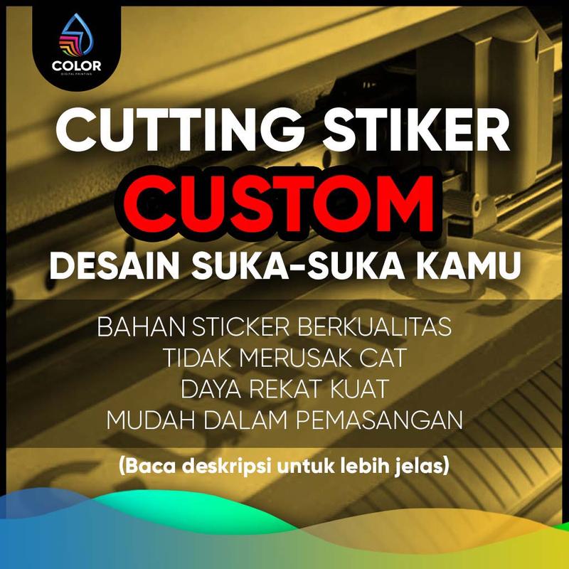 Stiker Cutting Custom / Cutting Stiker Custom / Stiker Cutting - Shop ...