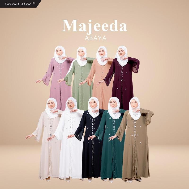 Rayyan Haya' MAJEEDA ABAYA XS-3XL Flowy Long Sleeve Muslimah - TikTok ...