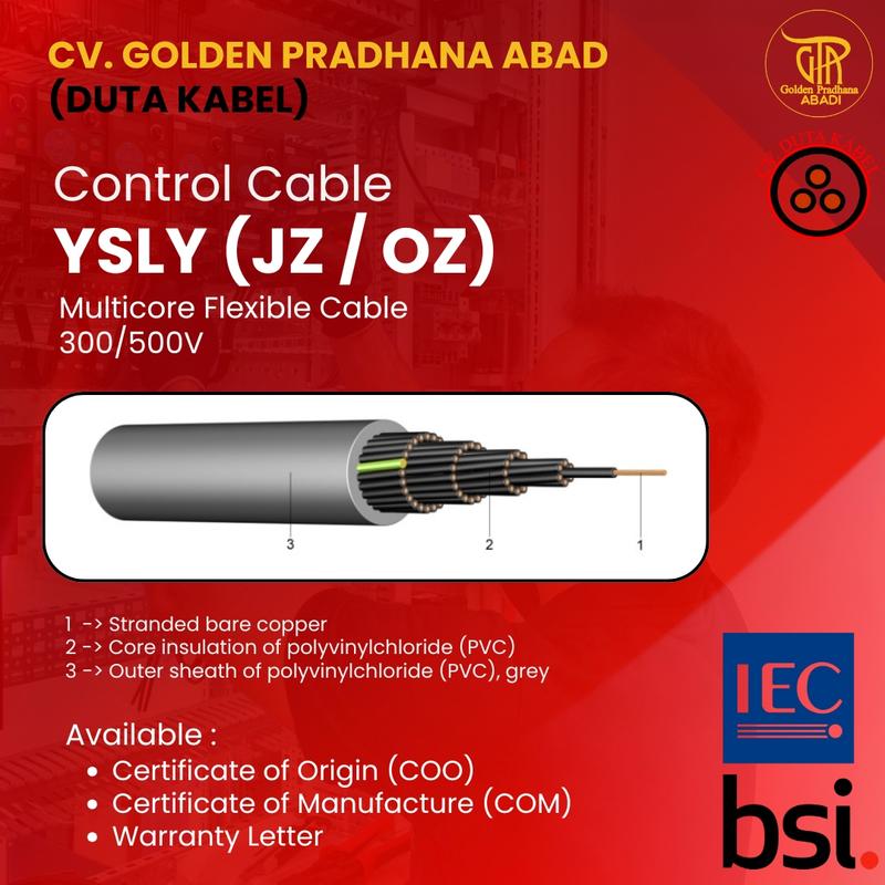 Kabel YSLY-JZ 7x0,5 mm2 DELTA /7x0,5mm2/7x0.5 mm2/7x0.5mm2/7 x 0,5 mm ...