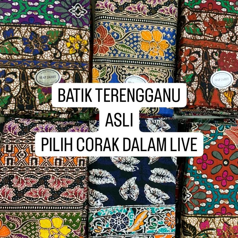 OFFER 3 HELAI BATIK TERENGGANU ASLI kain sarung - TikTok Shop Malaysia