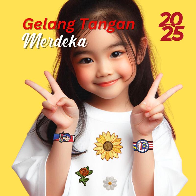 Gelang Merdeka Jalur Gemilang – Aksesori Kemerdekaan Comel Sambutan ...