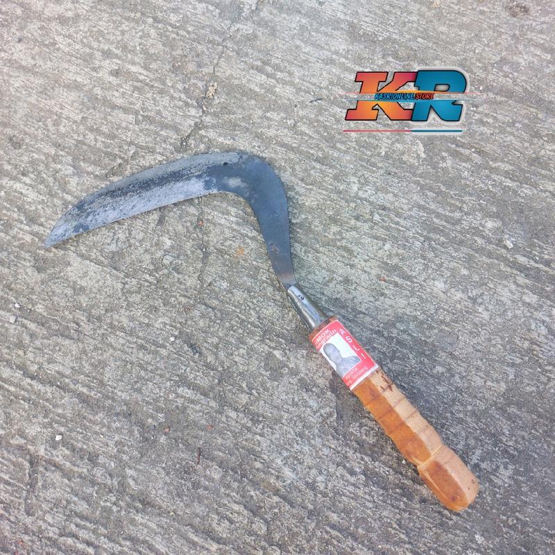 sabit arit simok- sabit bahan baja asli -sabit pengaritan rumput - Shop ...