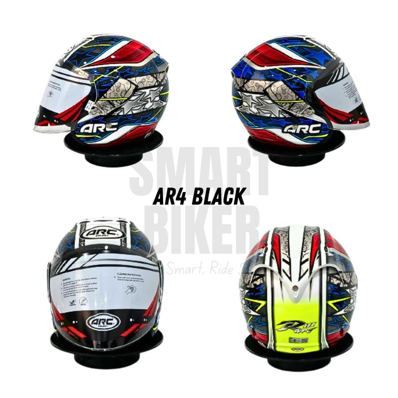 ARC Ritz AR4 YF1 Helmet Motorcycle 100% Original SIRIM Approved ...