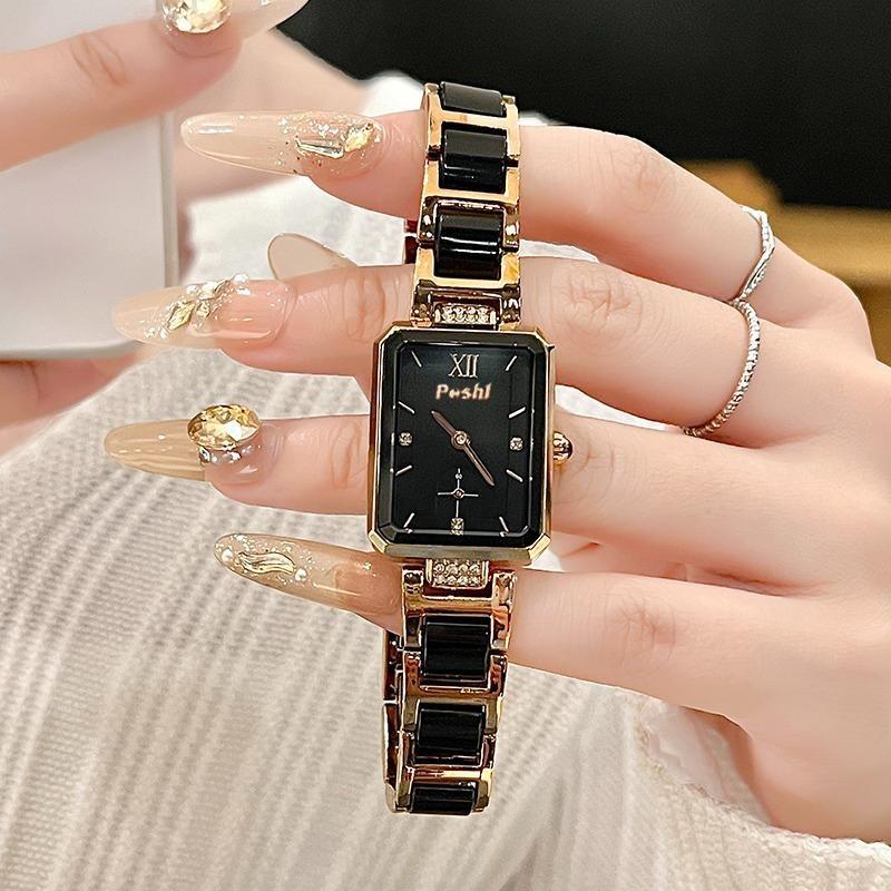 Jam Tangan Persegi, Rekaan Elegan, Fesyen Wanita Nuine, Jenama - TikTok ...