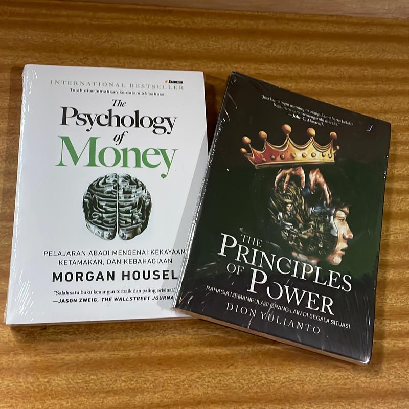 PAKET 2 BUKU PRINCIPLE OF POWER - THE PSYCHOLOGY OF MONEY - Shop ...