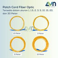 Jual SC to SC UPC Simplex Fiber Optic Cable Singlemode Kabel Optical ...
