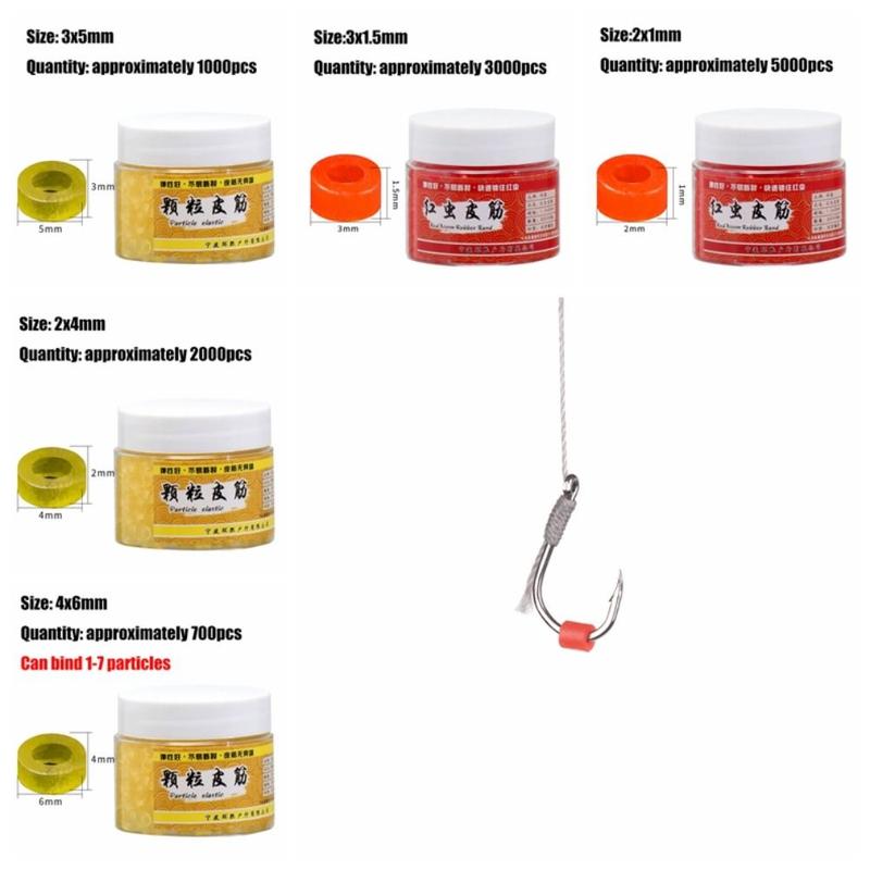 Gelang Umpan Getah Elastik, Alat Memancing 5000pcs, Bahan Mentah ...