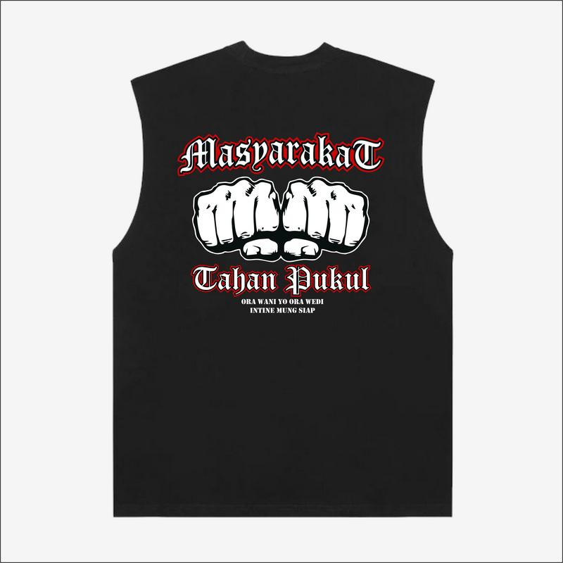 Kaos Masyarakat Tahan Pukul Free Sticker - Shop | Tokopedia