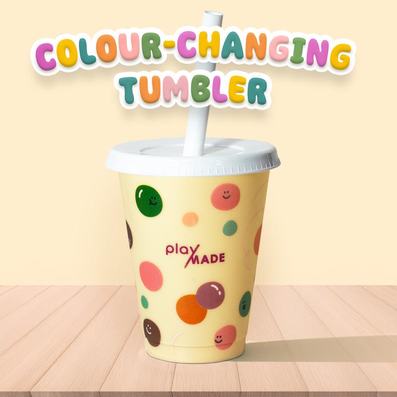 PlayMade x 8eyespud Bubbly Boba Colour Changing Cup - TikTok Shop Singapore