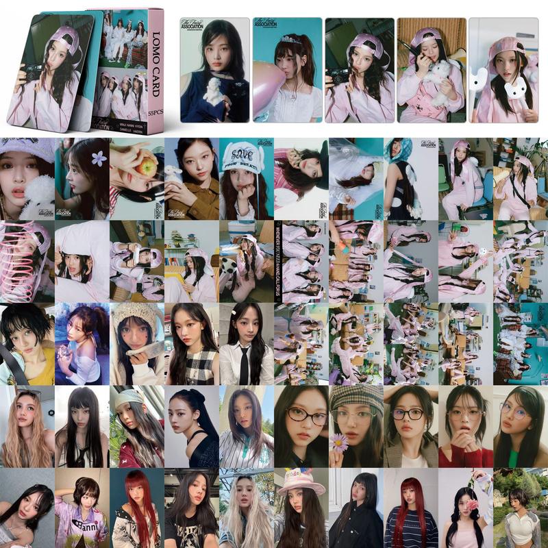 55pcs/box NJ Photocards Bunnies Camp Lomo Cards MINJI HANNI DANIELLE ...