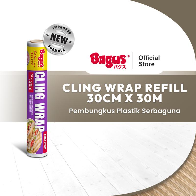 Bagus Cling Wrap Refill 30 Cm x 30 M [Polyethylene / Non-PVC]. - Shop ...