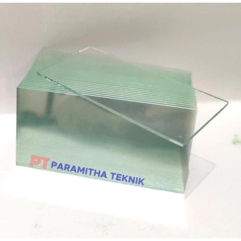 Kaca las bening / welding glass clear / kaca kedok las pegang putih ...