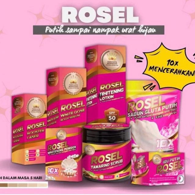 ROSEL SET WHITENING SOAP LOTION 10x whitening , lotion , booster ...