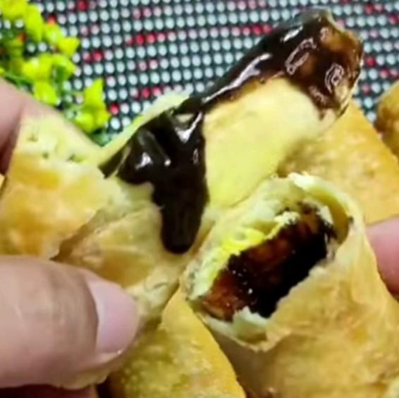 Popia Isian Pisang, Coklat, Keju/Cheese perpack isi 6pcs Homemade ...