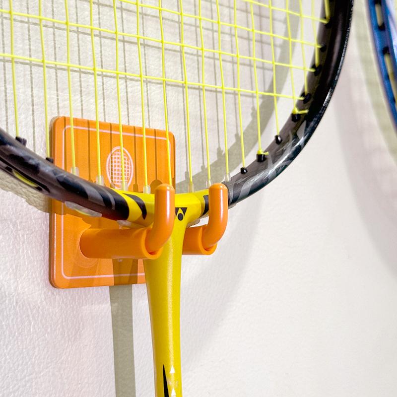Badminton Racket Hook 6pcs Colorful, Fourgrids Magnetic Rack Equipment ...