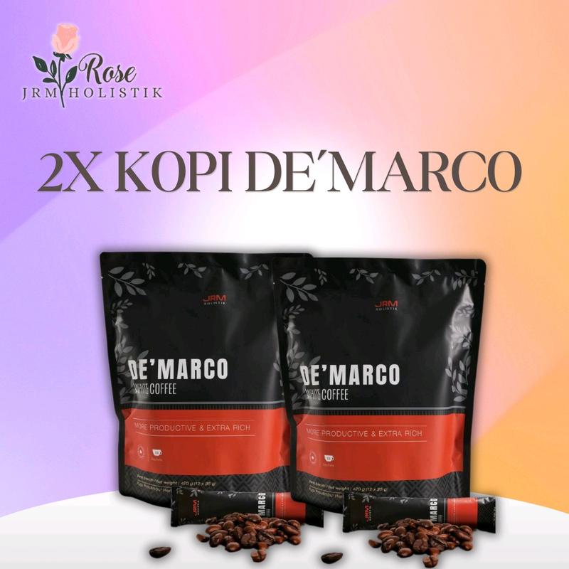 DE' MARCO WHITE COFFEE COMBO DUO by JRM Holistik - TikTok Shop Malaysia