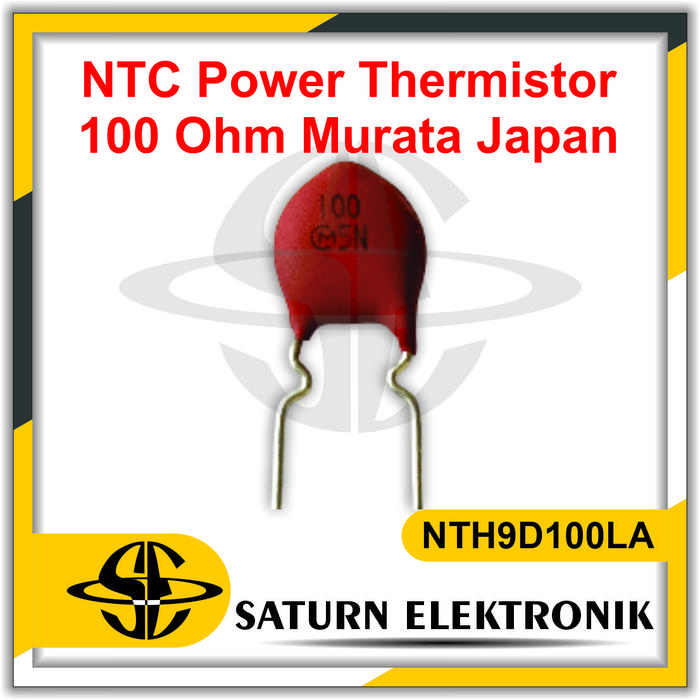 Jual NTC Power Thermistor 100 Ohm NTH9D100LA Murata Japan - Kota ...