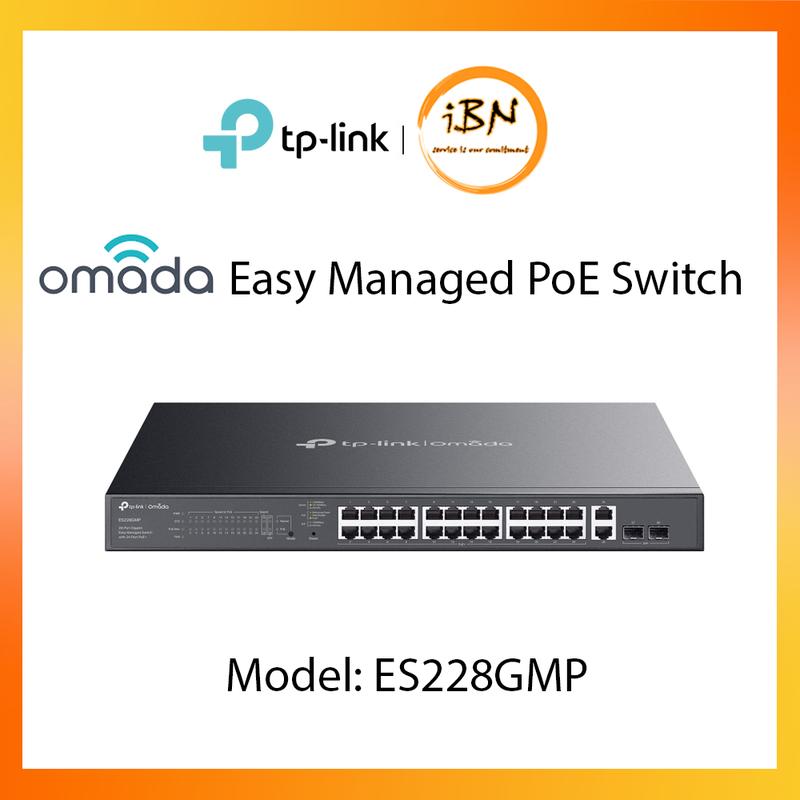 TP-Link ES228GMP Omada 28-Port Gigabit Easy Managed Switch with ...