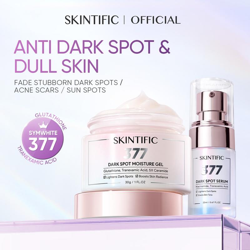 SKINTIFIC Anti Dark Spot Set 2PCS - 377 Dark Spot Serum + 37 - TikTok ...