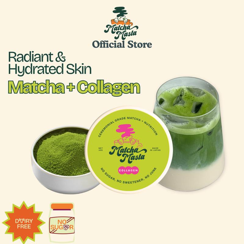 Matcha Masta Ceremonial Grade Matcha + Collagen - 40gr - Marine ...