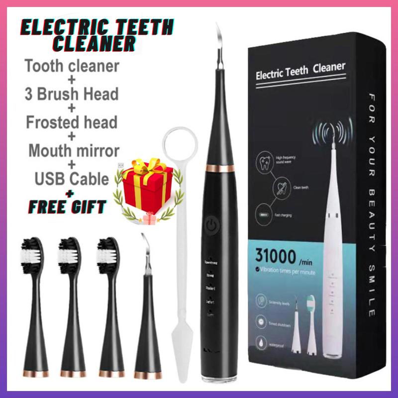 Ultrasonic Sonic Dental Scaler Electric Vibration Toothbrush Teeth ...