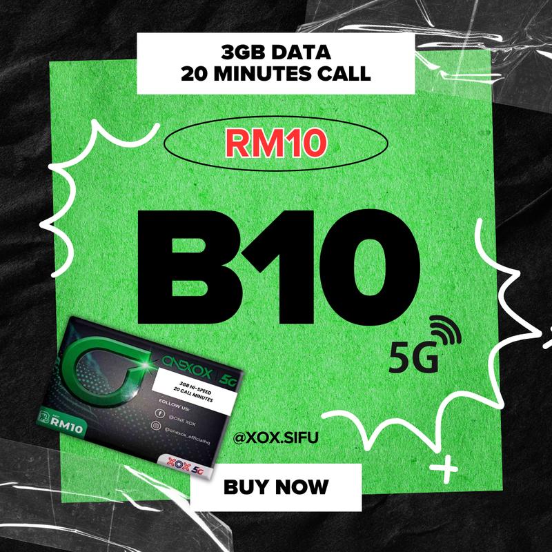 Sim Kad XOX ONEXOX RM10 4G/5G Plan Internet Cepat Tanpa Had - TikTok ...