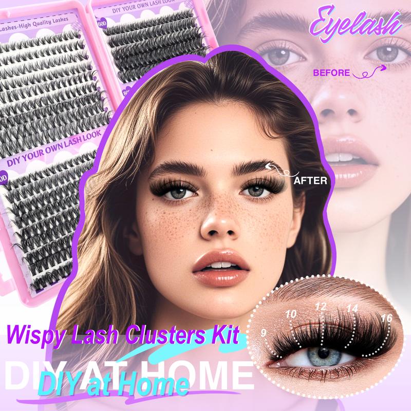 [New arrival in spring] 5 types of fluffy false eyelashes, 9-18mm ...