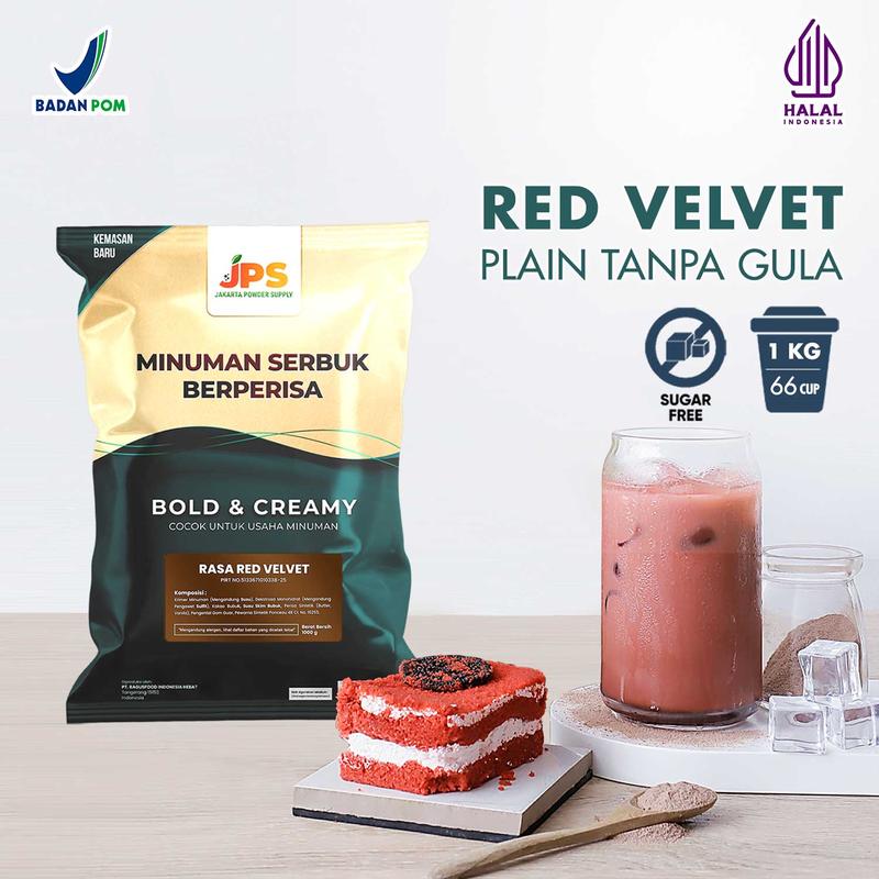 Bubuk Minuman Rasa Red Velvet Plain Powder Instant 1 Kg - Shop | Tokopedia