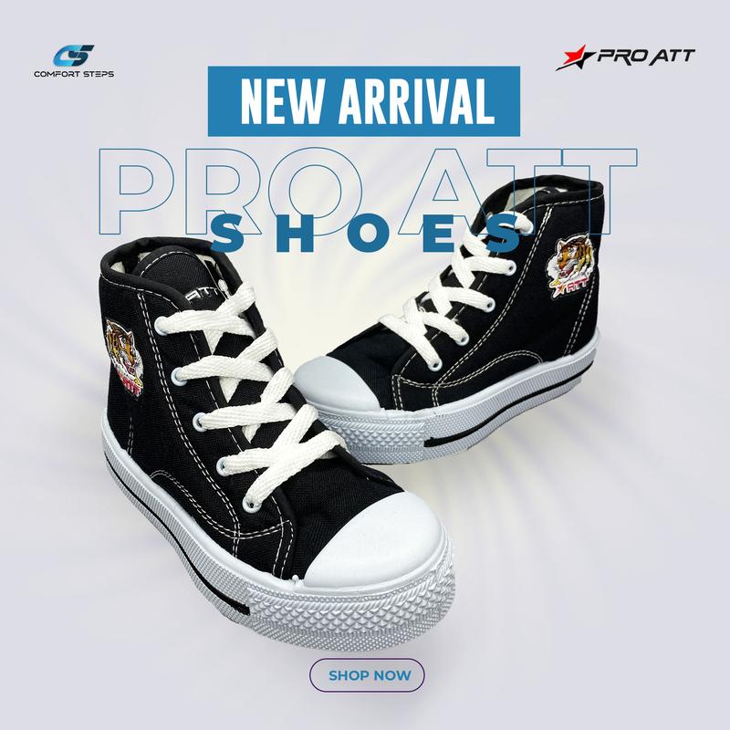 Pro Att Sepatu Pro Att Warior Motif Macan AR 25013 PL Sepatu Sekolah ...