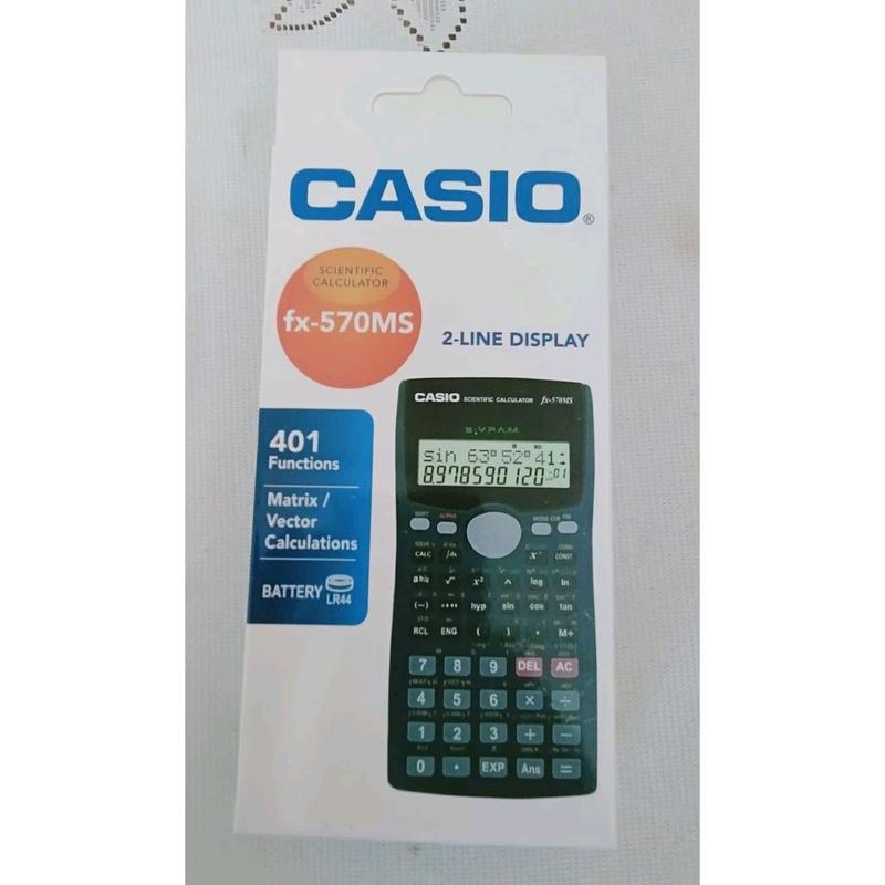 Kalkulator Casio fx 570 ms saintifik ready Stok(original) - TikTok Shop ...